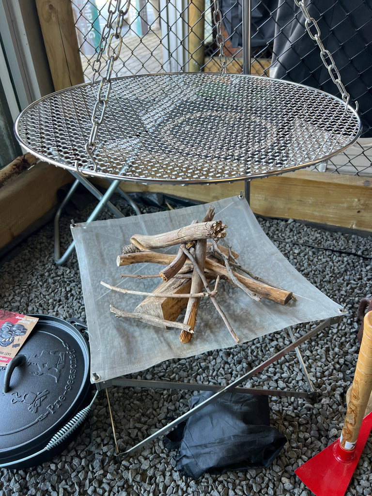 Red Roads Fire - Stainless Steel Dizzy Grill - Cooking Grill – Red ...