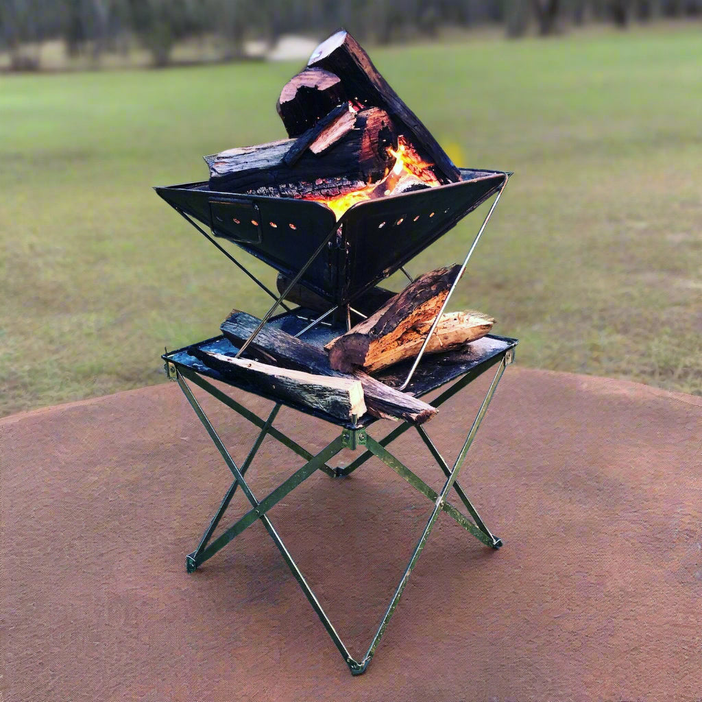 Red Roads Fire - The Riser - Multifunction Fire Place & Stand – Red ...